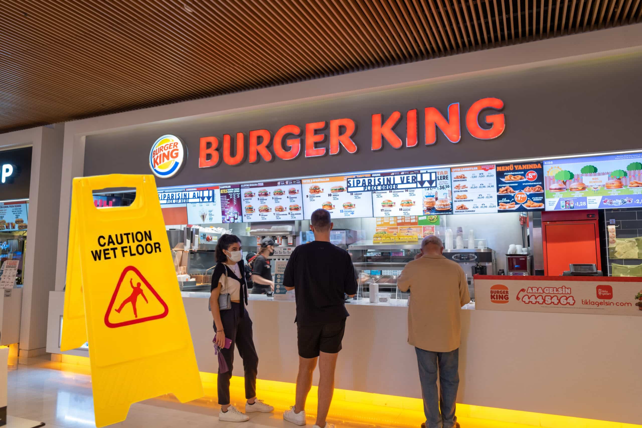 Burger King: 8 εκατ. δολάρια αποζημίωση σε πελάτη επειδή γλίστρησε σε ...